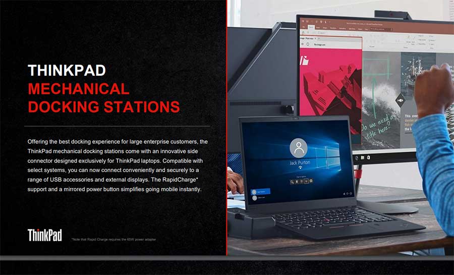 Thinkpad Ultra Dock 40AJ - Refurbished | LaptopCloseout.ca